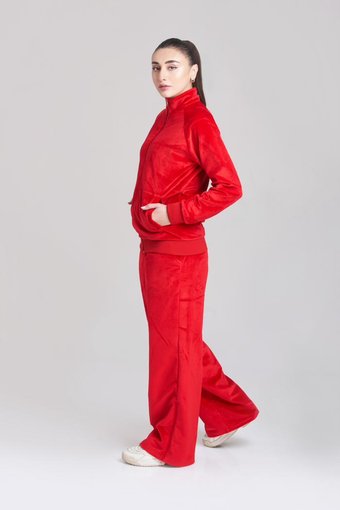 Velour Velvet Tracksuit - Women