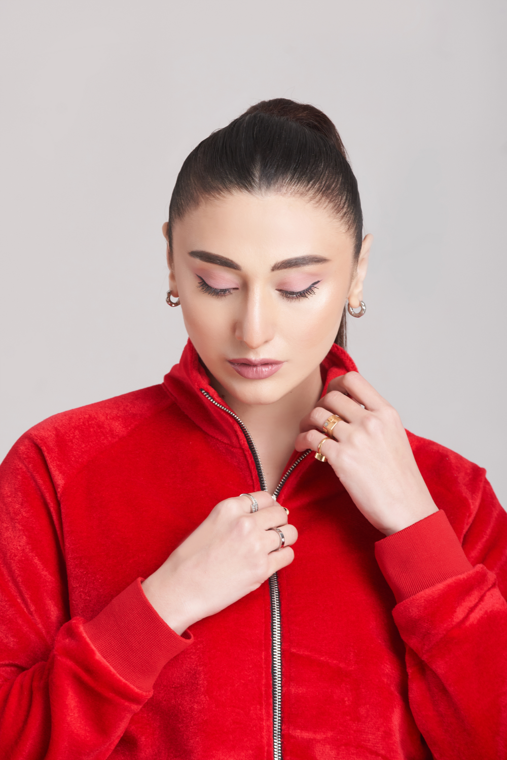 Velour Velvet Tracksuit - Women