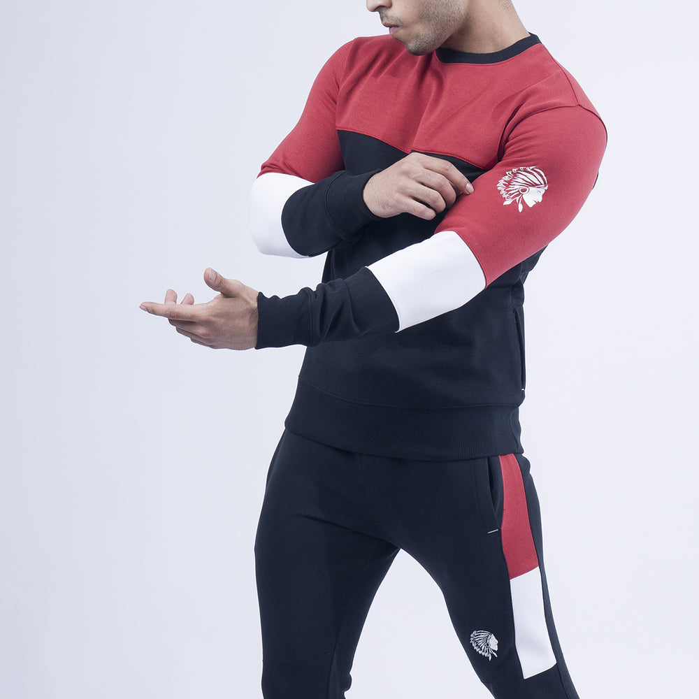 Multi-color Sweatshirt & Bottom Set